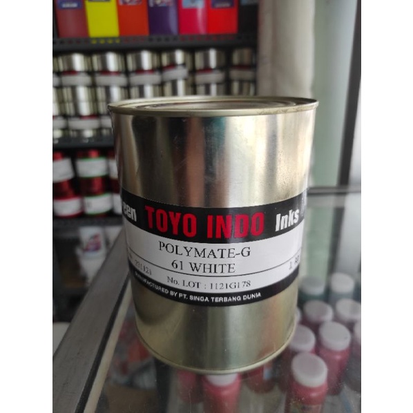 Jual Tinta Toyo Polymate G | tinta sablon plastik 1kg | Shopee Indonesia