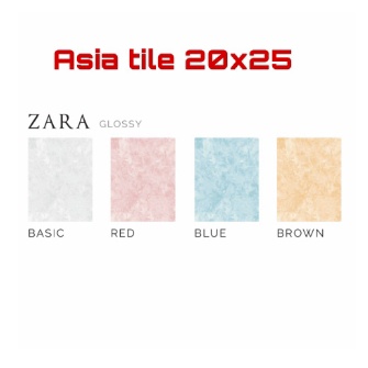 Jual ASIA TILE ZARA GLOSSY UK.20X25 DINDING LANTAI KERAMIK PLATINUM ...