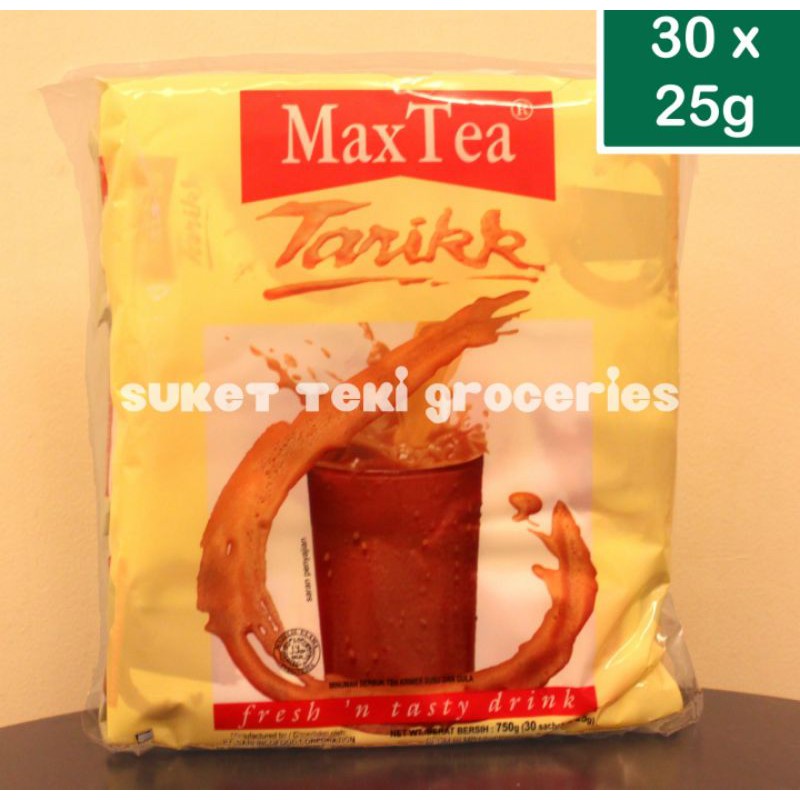 Jual Maxtea Teh Tarik 30 sachet Max Tea @25gr pack Grosir Ready ...