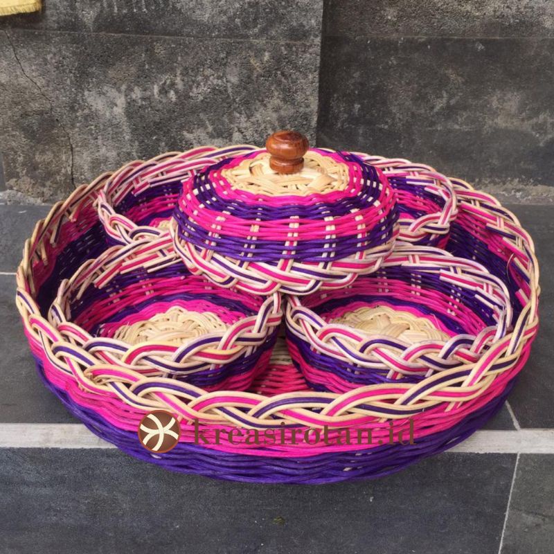 Jual Bokor Bali, Sodan Rotan Ukuran Diameter 41 Cm | Shopee Indonesia