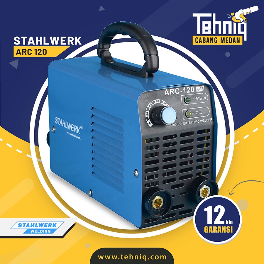 Jual MESIN LAS LISTRIK / TRAFO LAS STAHLWERK INVERTER WELDING ARC 120 | Shopee Indonesia