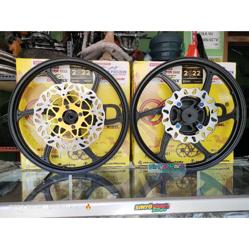 Jual VELG VND SIX STAR NINJA R RR SS UK 160-185 (Tanpa DISC) | Shopee ...