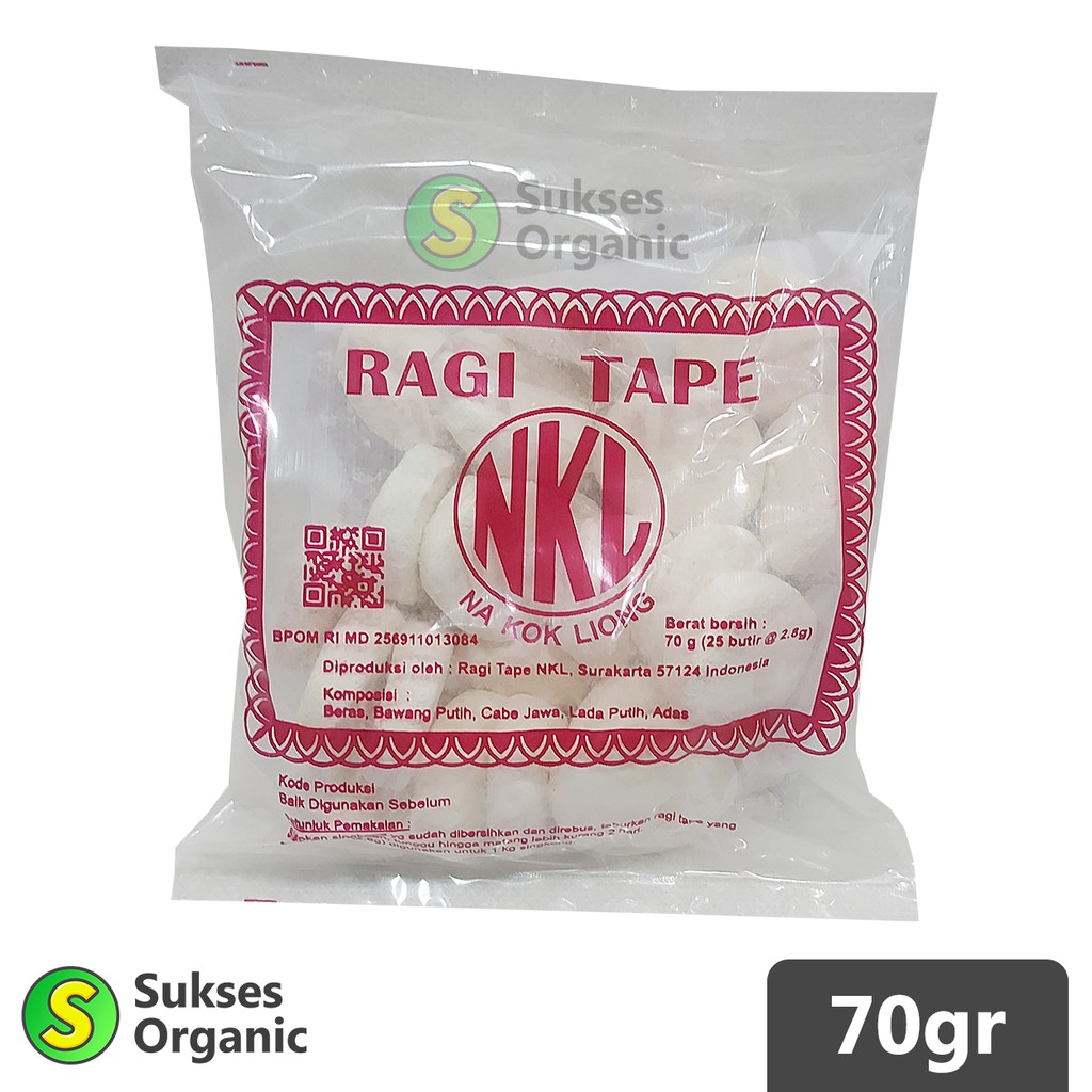 Jual Ragi Tape NKL 25 Butir 70gr Na Kok Liong | Shopee Indonesia