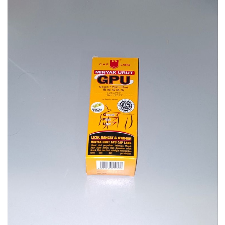 Jual GPU Oil 60 ml | Shopee Indonesia