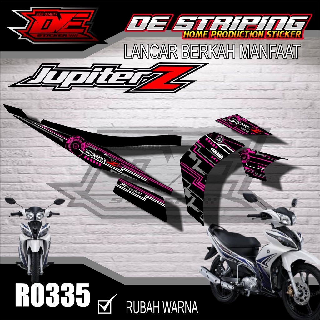 Jual Striping Variasi Motor Jupiter Z Robot Motif MATRIX keren Semi ...