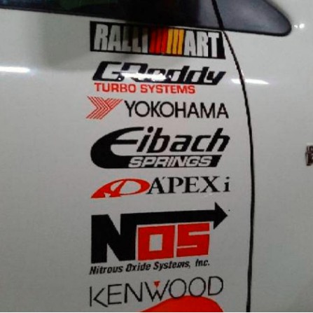 Jual Stiker Mobil Sponsor Iklan Racing Striker Nos Ralli Art Bisa ...
