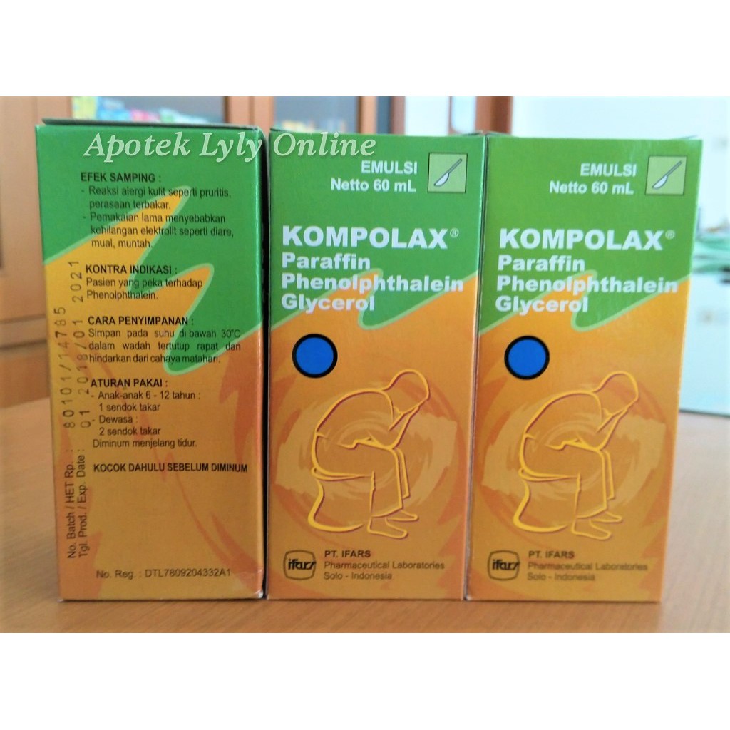 Jual Kompolax Emulsi 60 ml - Obat Pencahar Sembelit | Shopee Indonesia