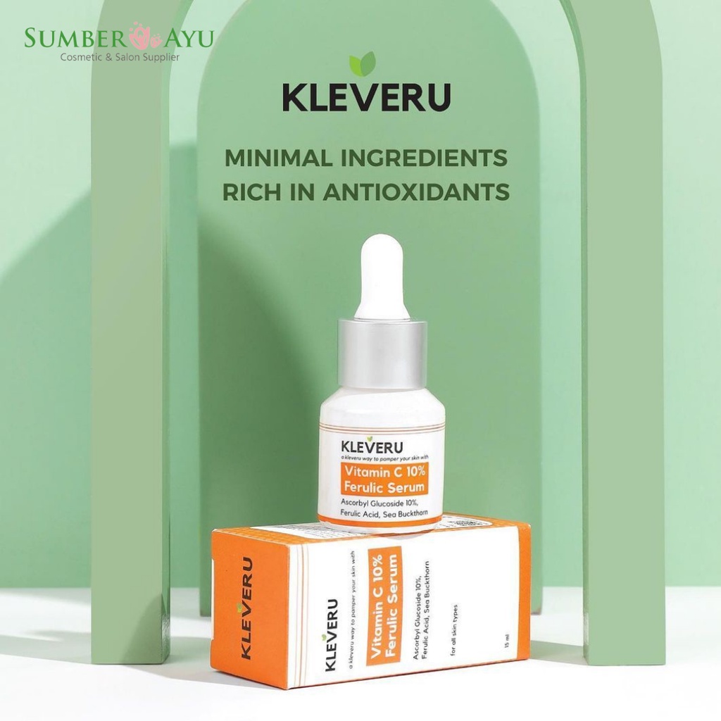 Jual Kleveru Vitamin C 10% Ferulic Serum 15 mL (EXP : April 2023 ...
