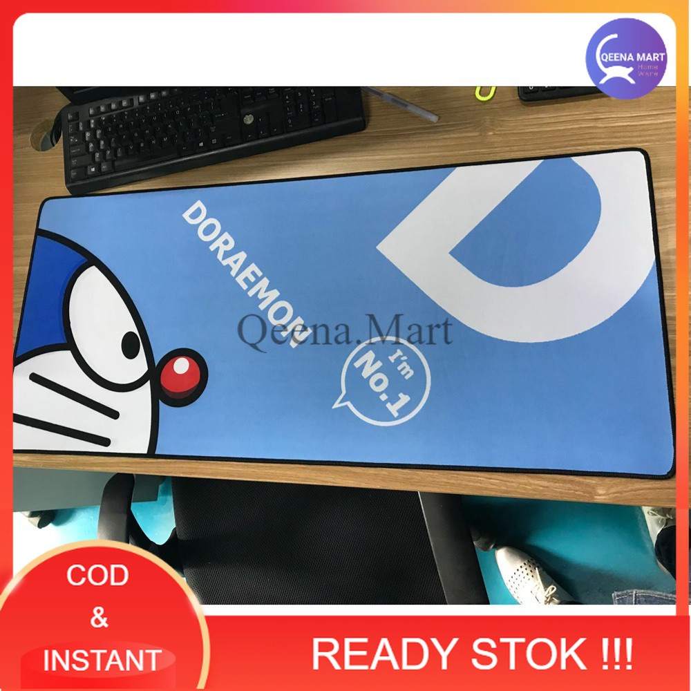 Jual Gaming Mouse Pad XL Desk Mat Doraemon 400 x 900 mm | Shopee Indonesia