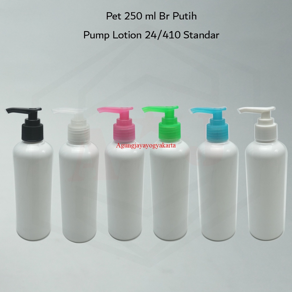 Jual Botol 250 ml BR Putih Pump Lotion | Shopee Indonesia