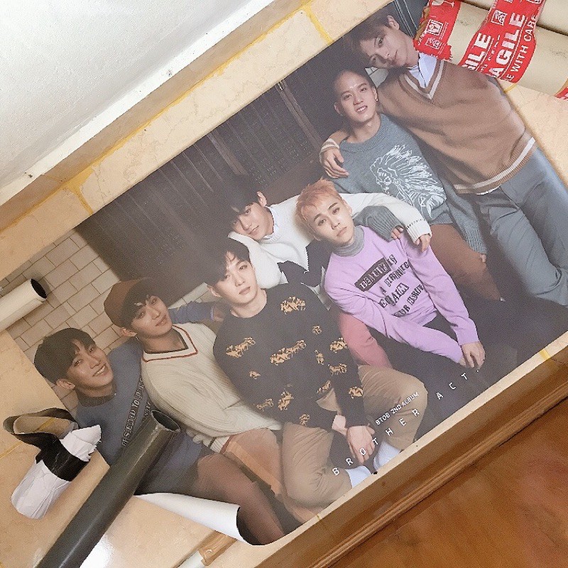 Jual BTOB BROTHER ACT 2nd FULL ALBUM OFFICIAL POSTER ALL MEMBER | Shopee Indonesia