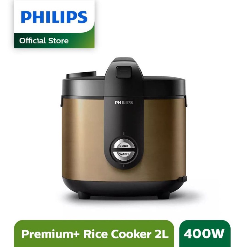 Jual PHILIPS 2L Rice Cooker Gold HD3138- 400Watt mejikom magic com ...