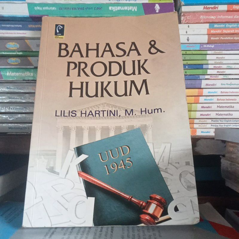 Jual buku bahasa dan produk hukum karangan Lilis Hartini | Shopee Indonesia Jual buku bahasa dan produk hukum karangan Lilis Hartini | Shopee Indonesia