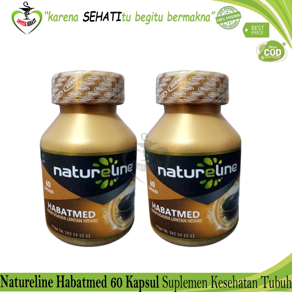Jual Natureline Habatmed 60 Kapsul Daya Tahan Tubuh Hermed | Shopee Indonesia