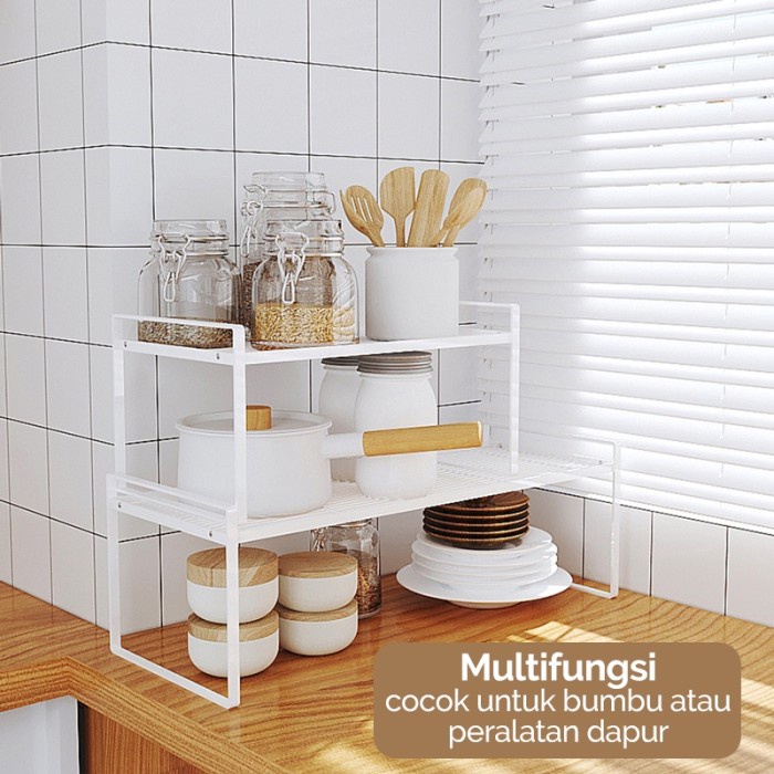 Jual Rak Dapur - Rak Dapur Penyimpanan Bumbu Serbaguna Stainless Design ...