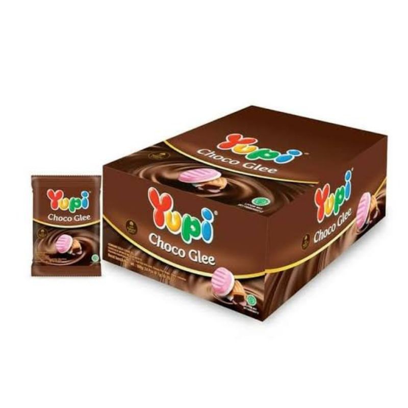 Jual Yupi Choco Glee 144g/24pcs | Shopee Indonesia