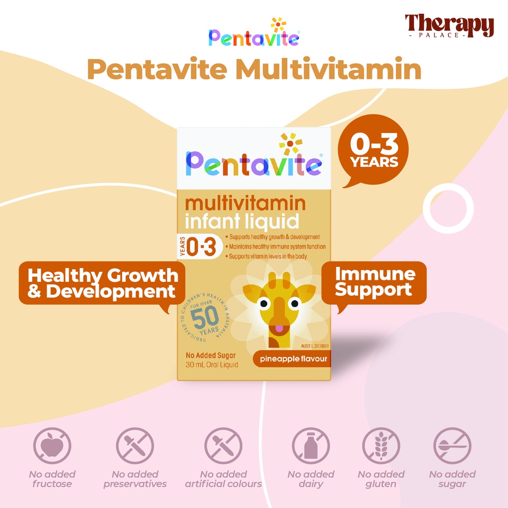 Jual Pentavite MultiVitamin Infant Liquid | Shopee Indonesia