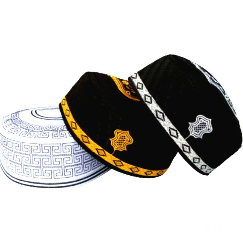 Jual Peci Kopiah Malaysia Assagofah kopiah Terompah Motif | Shopee ...