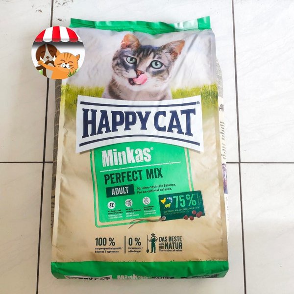 Jual Happy Cat Minkas Perfect Mix 4kg Catfood Cat Food Dry Pakan Makan ...