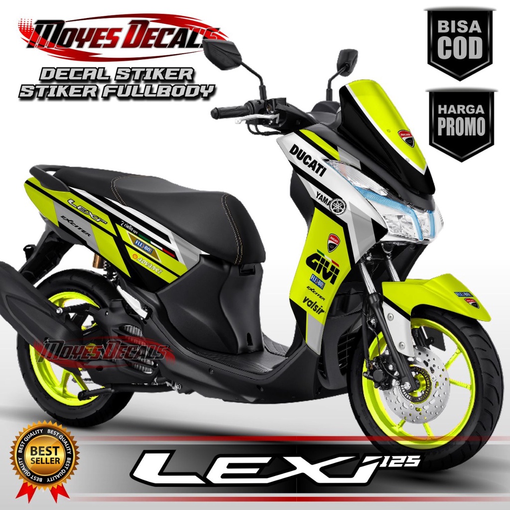 Jual Decal Lexi Full Body Baru Stiker Motor Yamaha Lexi Full Body Decal ...