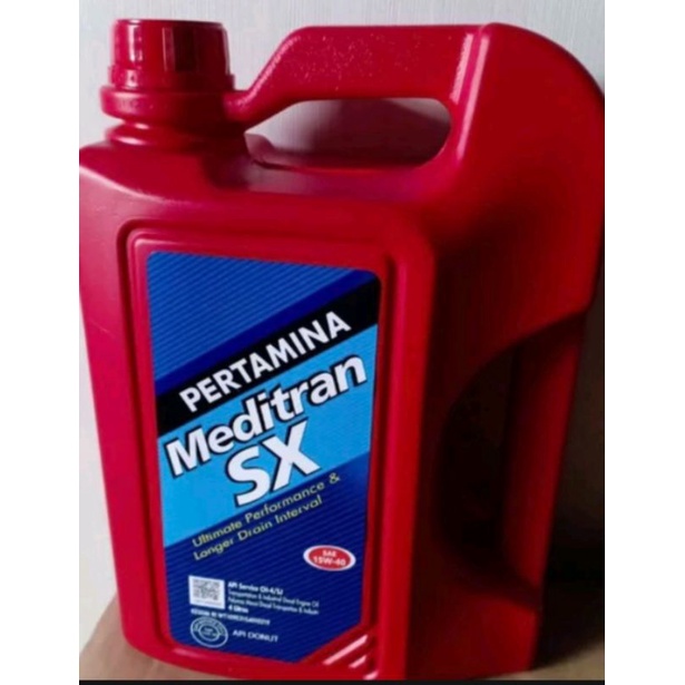 Jual oil pertamina oli mesin diesel solar disel meditran SX 10 liter | Shopee Indonesia