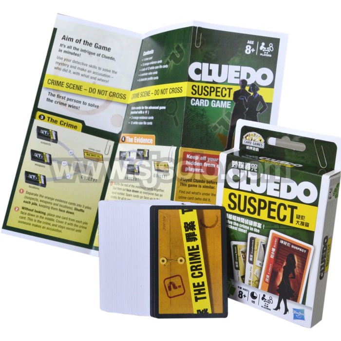Jual KARTU CLUEDO SUSPECT CARD GAME | Shopee Indonesia