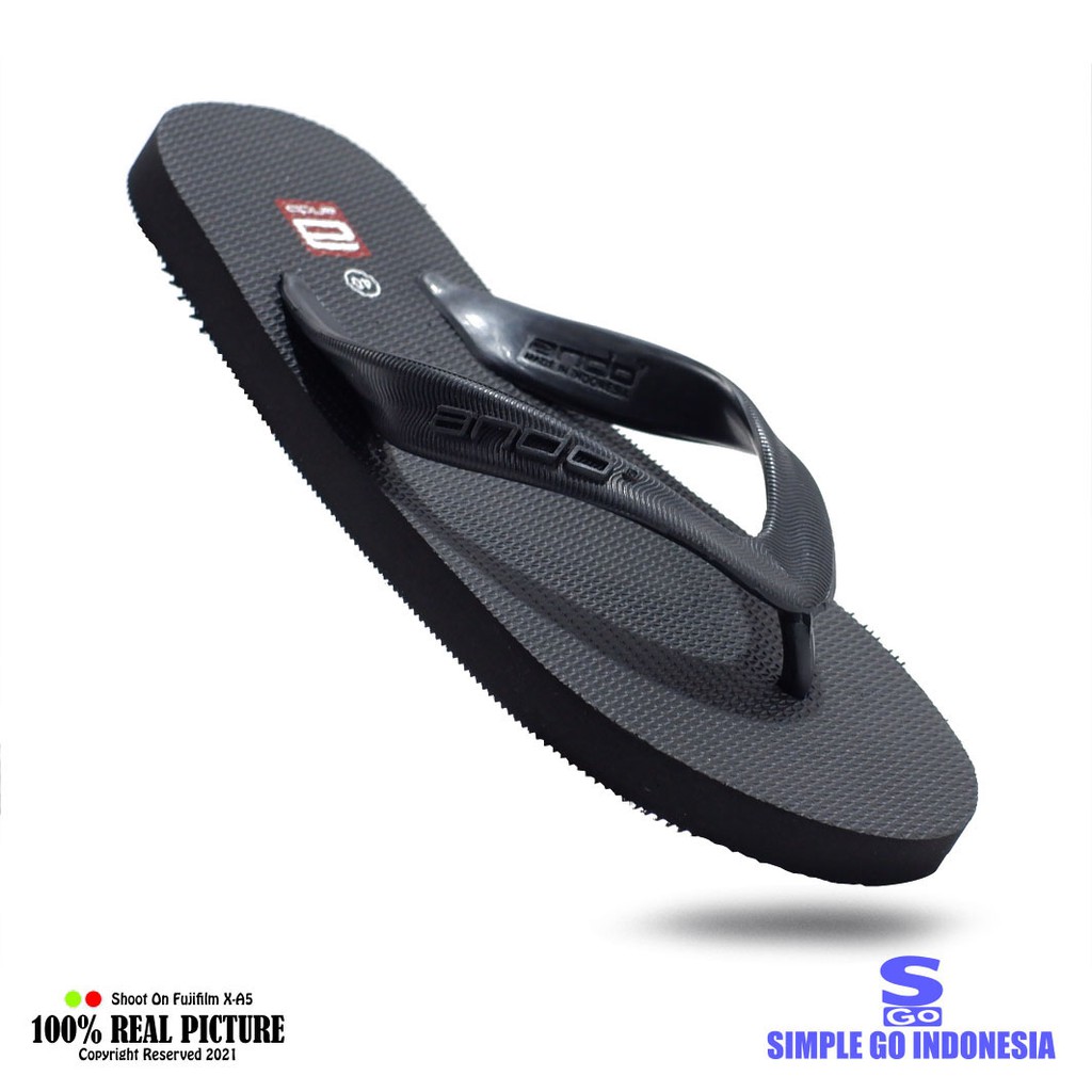 Jual Ando Hawai Sandal Jepit Pria Karet Lentur Sendal Japit Rumah Polos ...