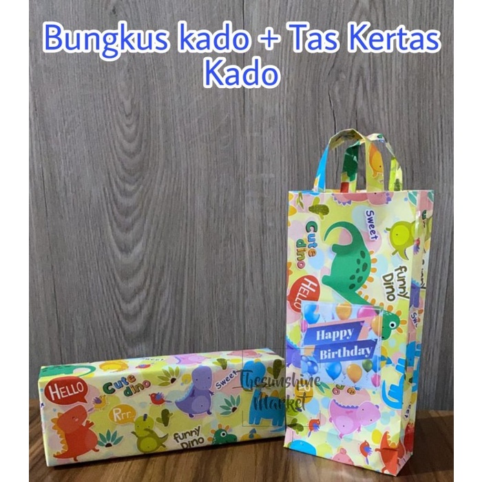 Jual KERTAS KADO ULANG TAHUN FREE PRINT GIFT CARD | Shopee Indonesia