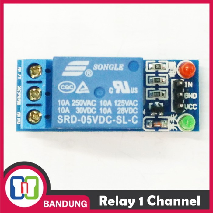 Jual RELAY 5V 1 CHANNEL OUTPUT 250VAC 30VDC 10A MODULE FOR ARDUINO ...