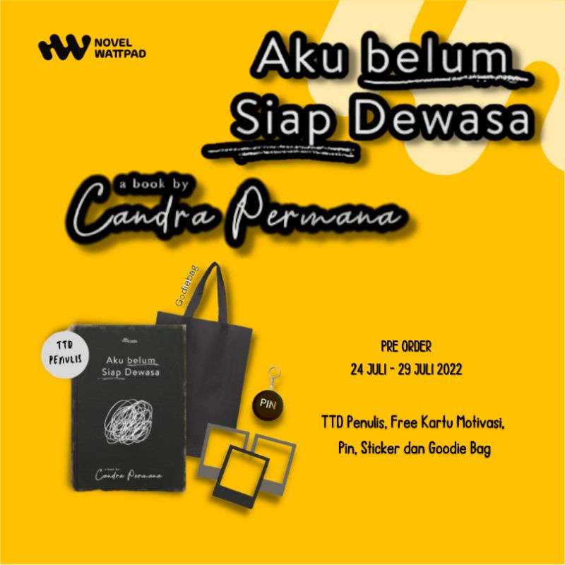 Jual Aku Belum Siap Dewasa Candra Permana | Shopee Indonesia