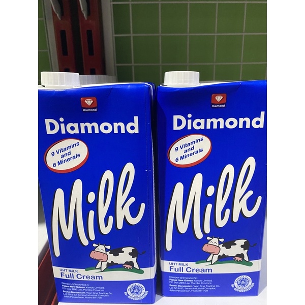 Jual SUSU DIAMOND MILK FULL CREAM 1LT 200ML | Shopee Indonesia