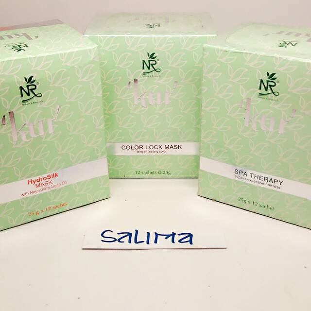 Jual NR KUR MASKER RAMBUT spa therapy, hydrosilk mask, color lock mask ...