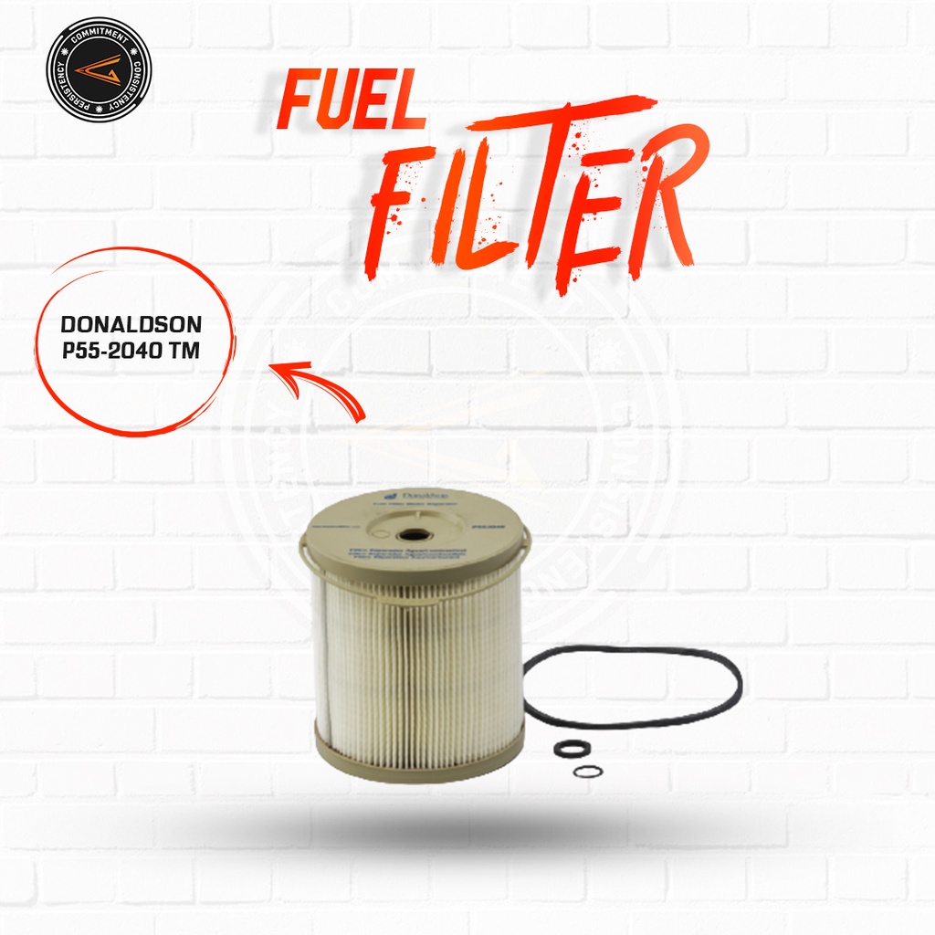 Jual Donaldson Fuel Filter P55-2040 TM/ P552040 / Solar Filter Oli ...