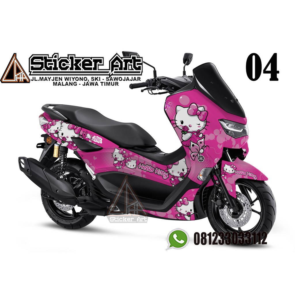 Jual STIKER STICKER MOTOR DECAL PRINT CUSTOM YAMAHA NMAX 155 NEW BARU ...