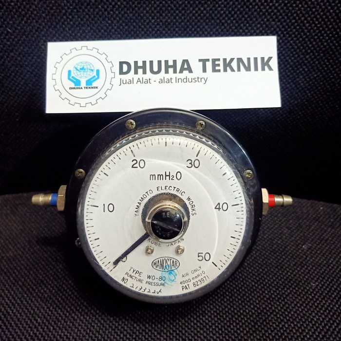 Jual MANOSTAR GAUGE WO81 Brand : YAMAMOTO Pressure : 0.5 Kpa (50 mmH20) | Shopee Indonesia
