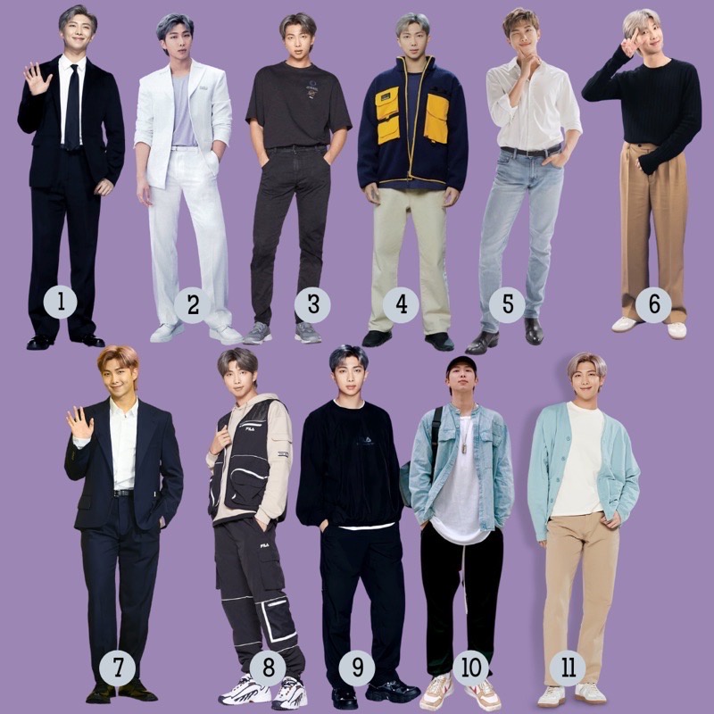 Jual REAL SIZE BTS STANDING FIGURE BAHAN IMPRABOARD TEBAL (PENGEMAR BTS ...