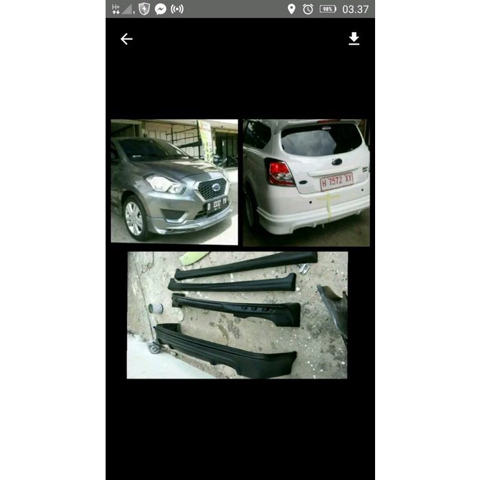 Jual body kit datsun Bodykit datsun GO GRT bodykit duraflex, HIGH ...