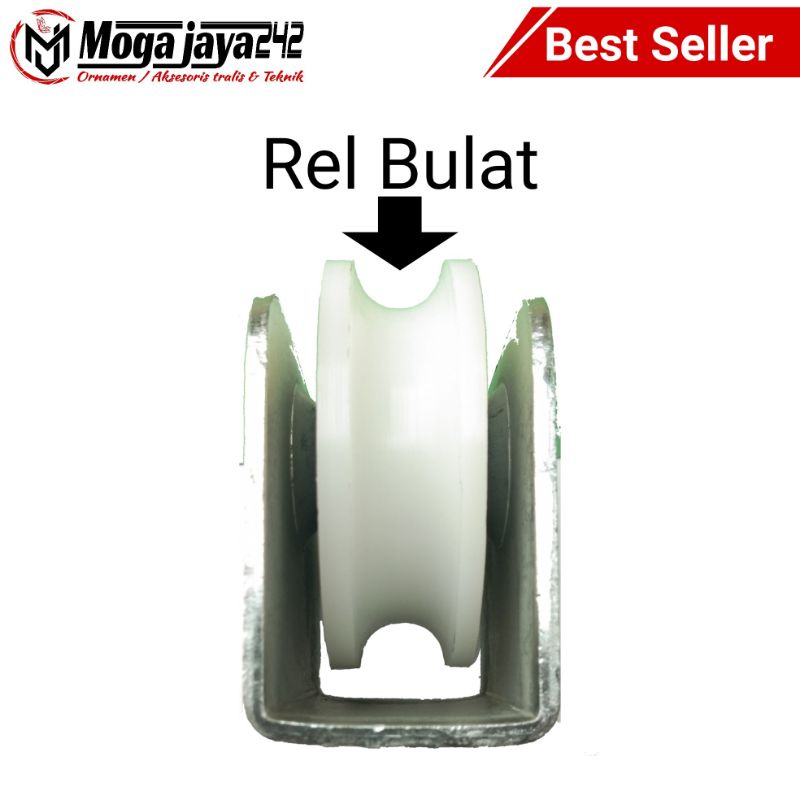 Jual roda pintu pagar nilon 8cm roda nylon | Shopee Indonesia