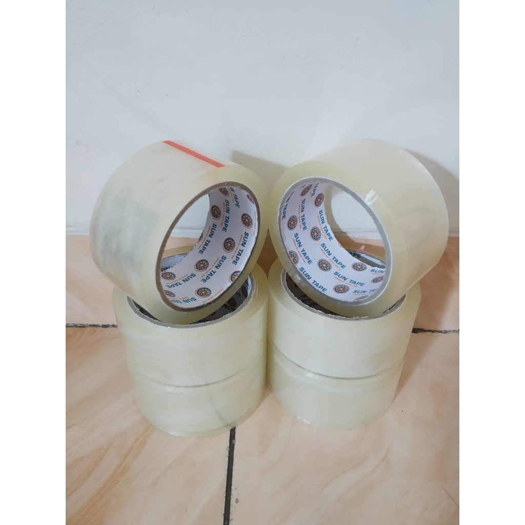 Jual Lakban Bening Solasi Perekat Plastik Tape 2 inch | Shopee Indonesia