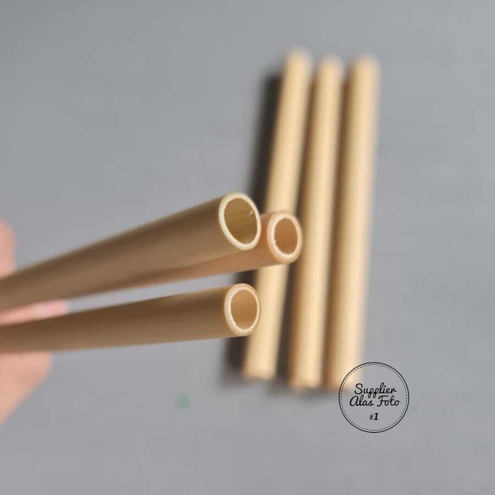 Jual sedotan reuseable bambu / props foto / bamboo straw | Shopee Indonesia