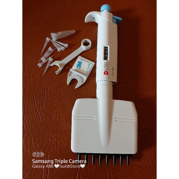 Jual DLAB Micropipette multi channel 5-50 uL mikropipet 8 channel ...