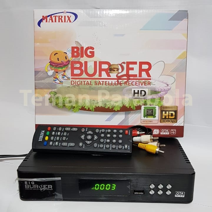 Jual Receiver Parabola Matrix Big Burger HD | Shopee Indonesia