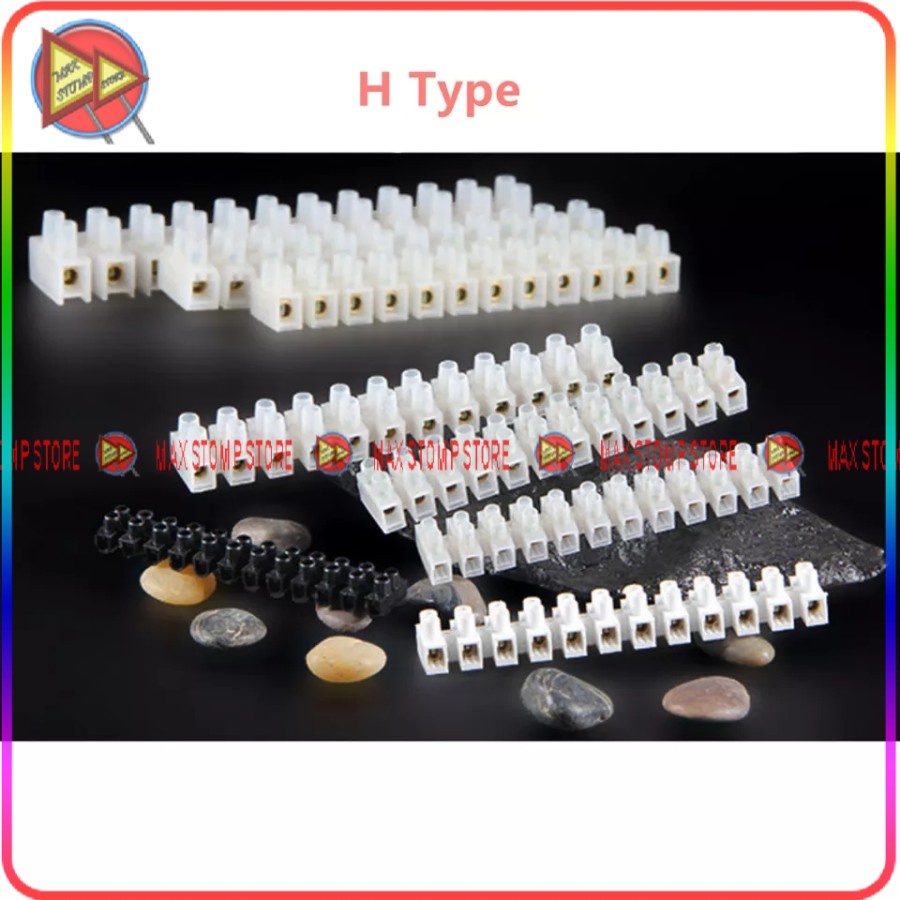 Jual Terminal Krustin Crustin Terminal Blok Kabel Listrik 1 Sisir Hitam ...