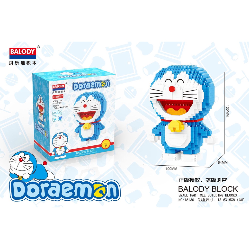Jual Mainan Anak Balody Block Brick Doraemon & Friends Nano Block ...