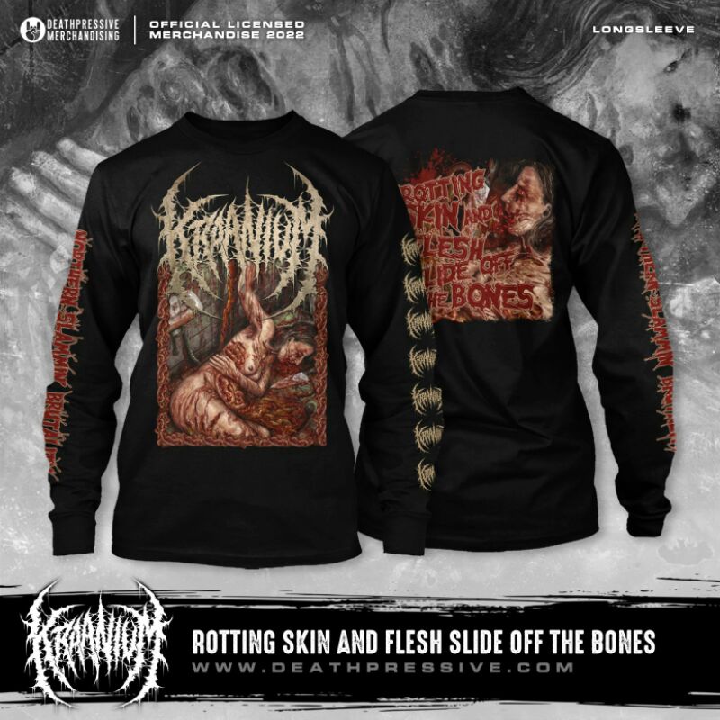 Jual long sleeve kraanium - rotting skin - black | Shopee Indonesia