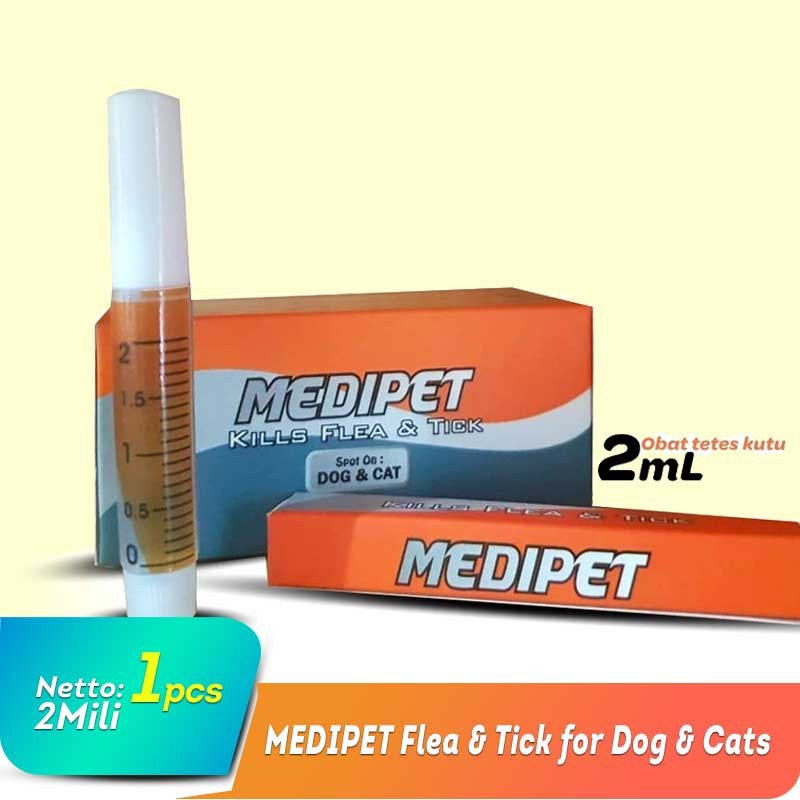 Jual Medipet 2ml - Obat Tetes Kutu kucing anjing - PSI (JOGJA) | Shopee ...