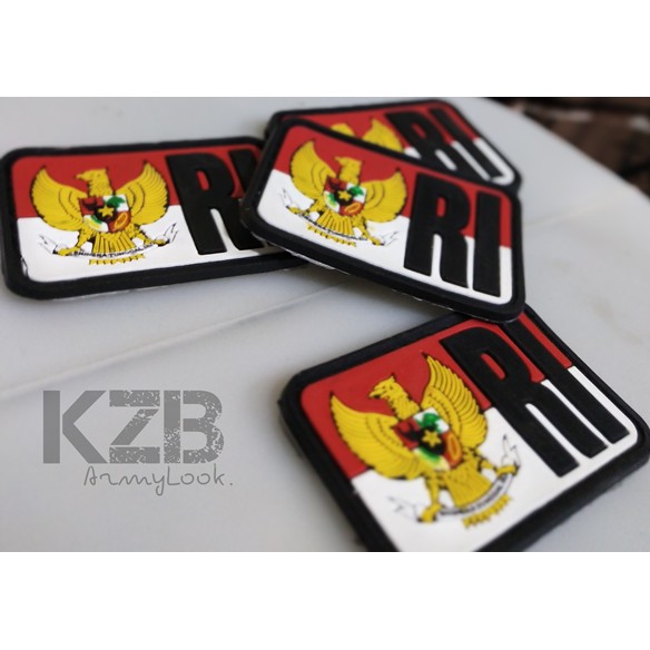 Jual Patch Rubber Velcro RI GARUDA | Shopee Indonesia