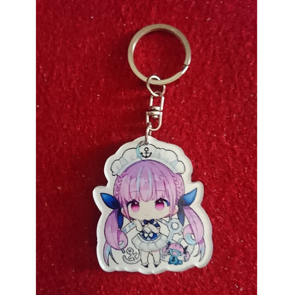 Jual Gantungan Kunci Keychain Minato Aqua Hololive Vtuber - V2 | Shopee ...