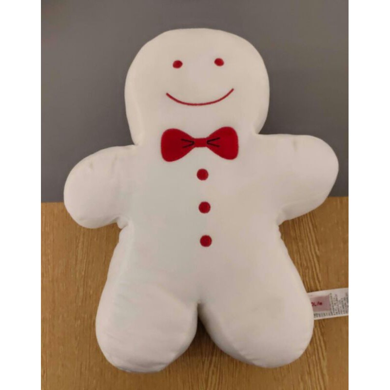 Jual MINISO CHRISTMAS GINGERBREAD PLUSH WHITE | Shopee Indonesia