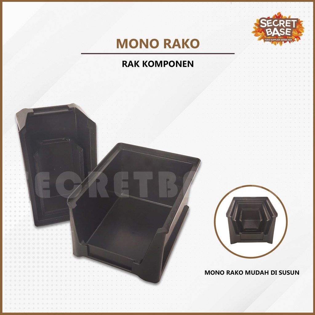 Jual MONO RAKO - Kotak Plastik Stackable / Rak Susun / Rak Komponen ...